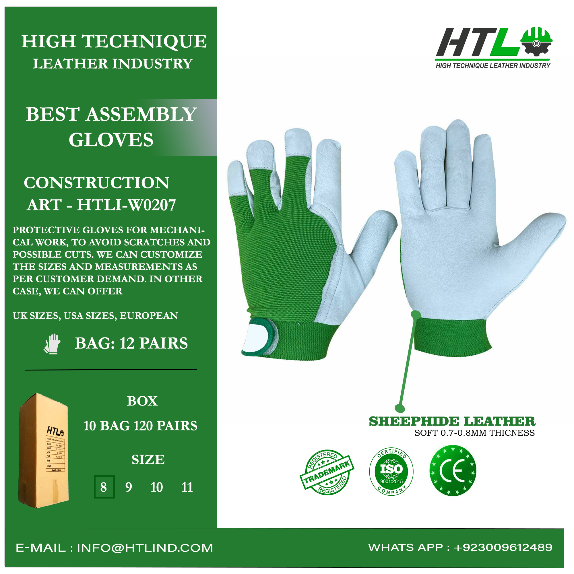 Best assembly gloves Manufacturer sialkot Pakistan - High Technique ...